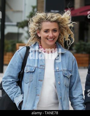 Louisa Clein and her husband Jeremy outside ITV Studios Featuring ...