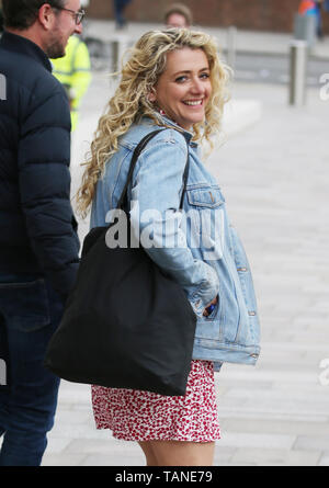 Louisa Clein and her husband Jeremy outside ITV Studios Featuring ...