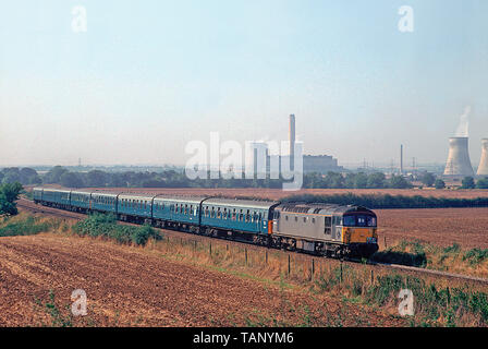 A class 33 Crompton locomotive number 33202 "The Burma Star" working a ...