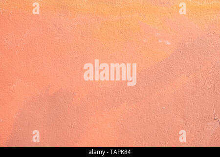 Background of yellow and orange, detail of a wall decorated with colors ...