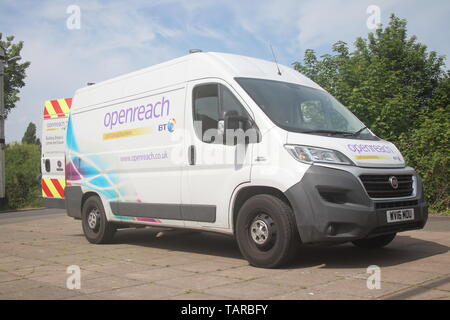 AN OPENREACH TELECOMMUNICATIONS VAN Stock Photo - Alamy