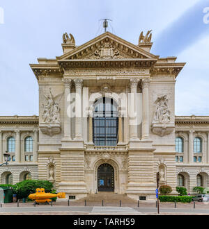 Monaco, yellow submarine in front of Oceanographic Museum, mini ...