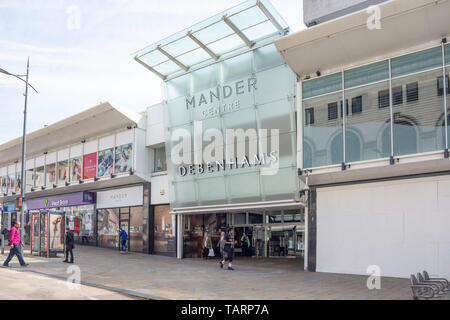 Entrance to The Mander Centre, Victoria Street, Wolverhampton, West ...
