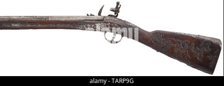An Italian splendid rifle, end of the 17th century, Heavy, smooth ...