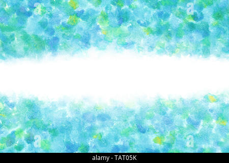 pastel color rainy blue abstract on natural grunge watercolor hand ...