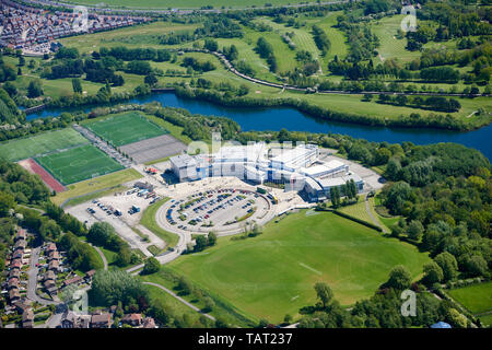 aerial view of the Wright Robinson College Stock Photo - Alamy
