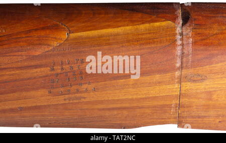 A propeller, Dark brown laminated wood, standard multi-piece version ...