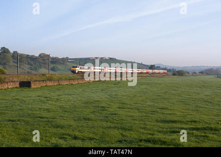 91119 Intercity train, East Coast Main Line Railway, Grantham ...