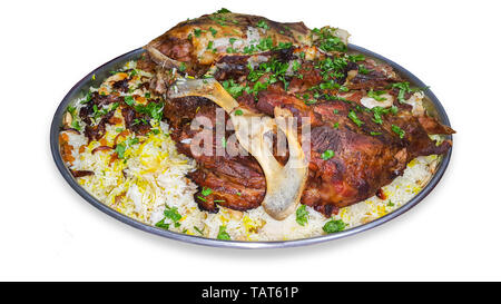 Mandi is a traditional dish from Yemen of meat, rice, and spices. It is ...