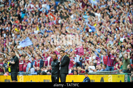 Derby County fans during the Sky Bet Championship match at Deepdale ...