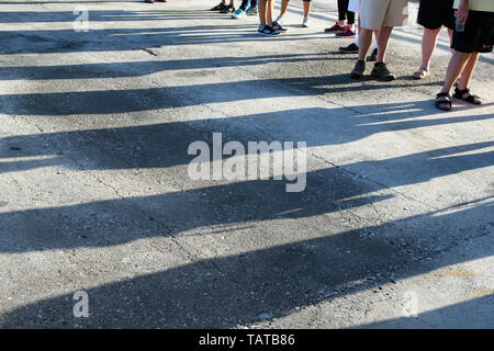 picture of road markings on a street in Hongkong Stock Photo - Alamy