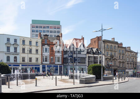 Queen Square, Wolverhampton, West Midlands, England, UK Stock Photo - Alamy