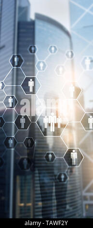 Vertical Panorama Banner. HR, Human Resources, Recruitment ...