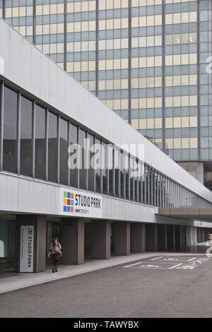 Exterior of NHK, Shibuya, Tokyo, Japan Stock Photo - Alamy