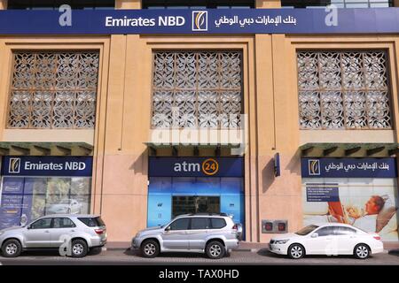 NBD EMIRATES BANK BUILDING IN DUBAI Stock Photo - Alamy