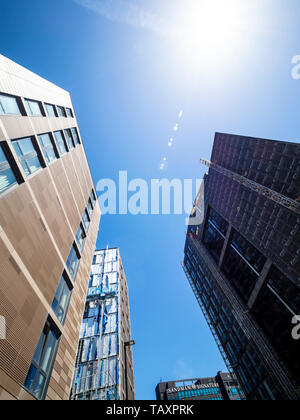 High rise buildings at Newcastle Helix science park - innovative ...