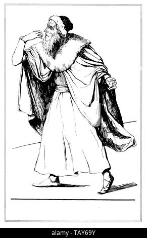 Illustration of Shylock from The Merchant of Venice. Tales from ...