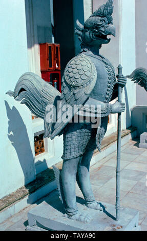 A kinnari,a part of Thai mythology,Bangkok National Museum,Thailand ...