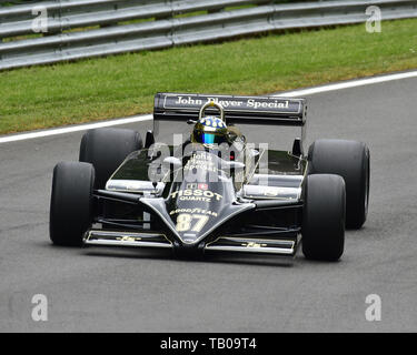 Jonathan Holtzman, Lotus 87B, FIA Masters Historic Formula One ...