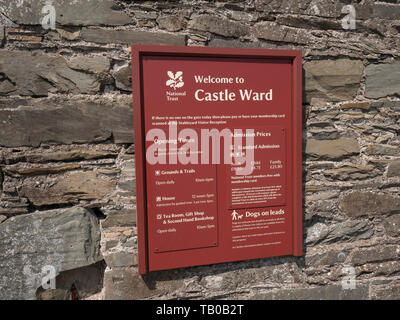 Winterfell filming location at Castle Ward Stock Photo - Alamy