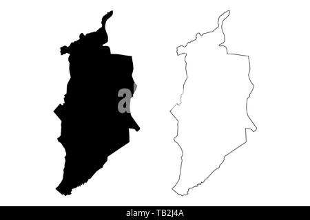 Quneitra Governorate (Governorates of Syria, Syrian Arab Republic) map ...