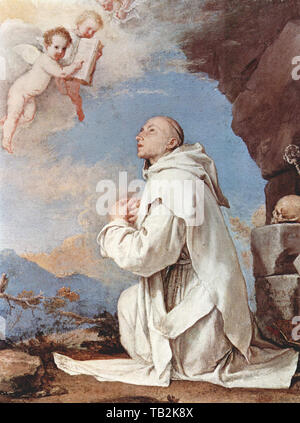 Jusepe De Ribera - St Bruno Carthusian 1643 Stock Photo - Alamy