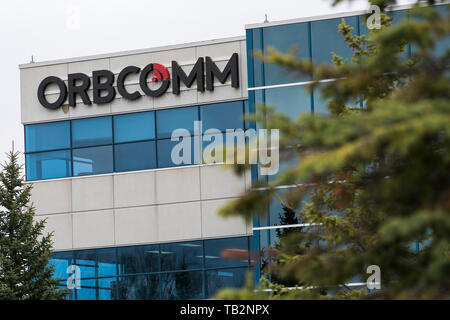 Orbcomm logo on their office building in Ottawa, Canada Stock Photo - Alamy