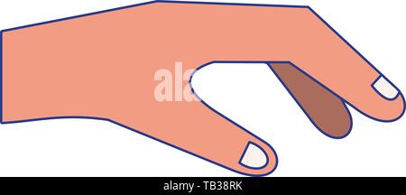 Hand grabbing something cartoon isolated Stock Vector Image & Art - Alamy