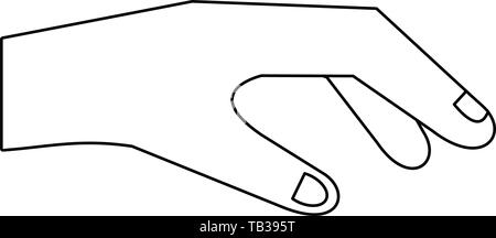 Hand grabbing something cartoon isolated Stock Vector Image & Art - Alamy