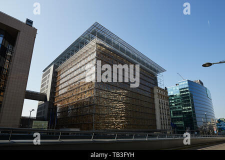 Lex building of the Council of the European Union in Brussels Stock ...