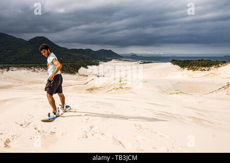 Dunes of Siriu Beach. Garopaba, Santa Catarina, Brazil Stock Photo - Alamy