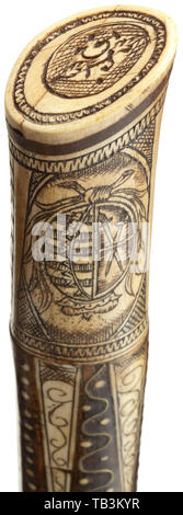 A Saxon miner's axe, 17th century, Iron blade of typical form, with ...