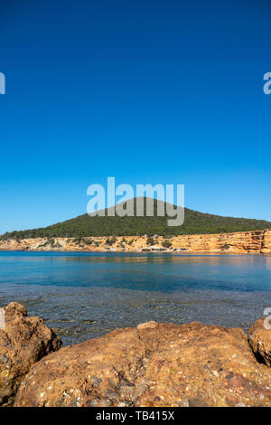 Sa Caleta Beach in Ibiza Stock Photo - Alamy