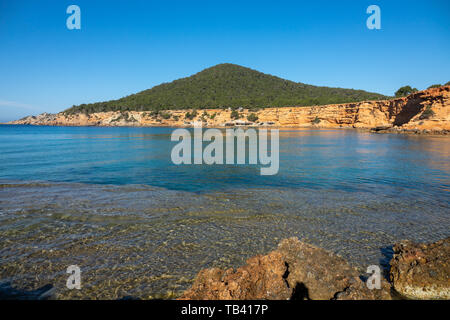 Sa Caleta Beach in Ibiza Stock Photo - Alamy