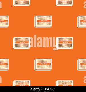 Micro microchip pattern vector orange Stock Vector Image & Art - Alamy