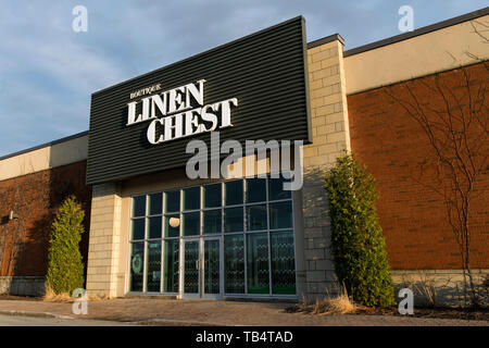 A logo sign outside of a Linen Chest retail store location in Boucherville Quebec Canada on April 21 2019 Stock Photo Alamy