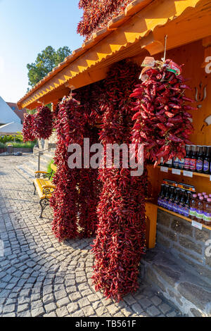 Paprika House Shop in Tihany near Lake Balaton, Hungary Stock Photo - Alamy