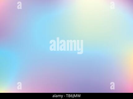 Abstract blurred holographic gradient mesh effect background Stock ...