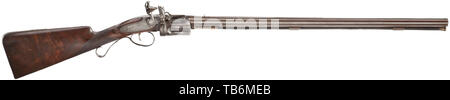 A flintlock revolver rifle, Collier system, London, circa 1820/25 ...