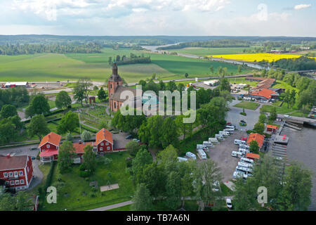 ASKERSUND 20190522 Hamnen i tätorten Askersund i Örebro län i södra ...