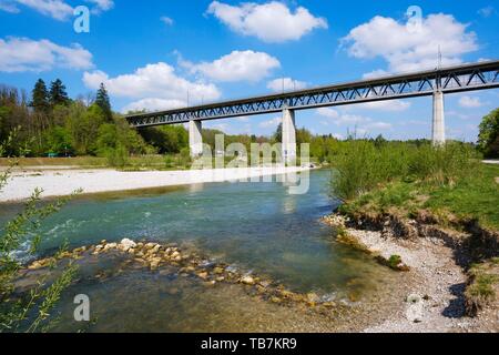 Bridge over the Isar, Munich, Bavaria, Germany Stock Photo - Alamy