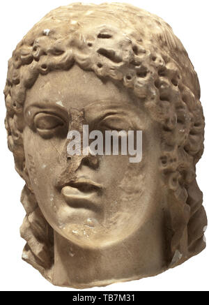 Marble statue of Apollo in the 'Kassel Apollo' style Stock Photo - Alamy