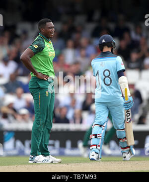 South Africa’s Lungi Ngidi after day four of the ICC World Test ...