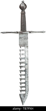 A left-hand dagger with sword breaker, historicism in the style of ...
