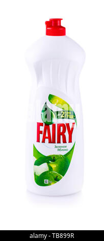 Bottle Of Red Fairy Washing Up Liquid Stock Photo - Alamy