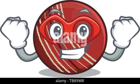 Super hero bowling ball character cartoon vector illustration Stock ...
