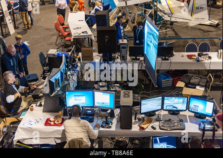 FSWeekend Flightsimulation exhibit 2013 Stock Photo - Alamy
