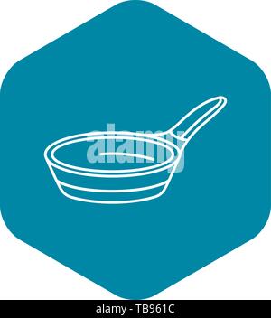 Modern griddle icon. Outline modern griddle vector icon color flat ...