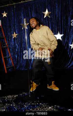 Rapper Lil Chuckee on the set of his music video with Lil Wayne and ...