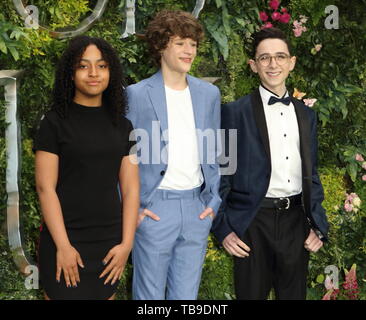Amma Ris, Sam Taylor Buck and Ilan Galkoff are seen during the TV ...